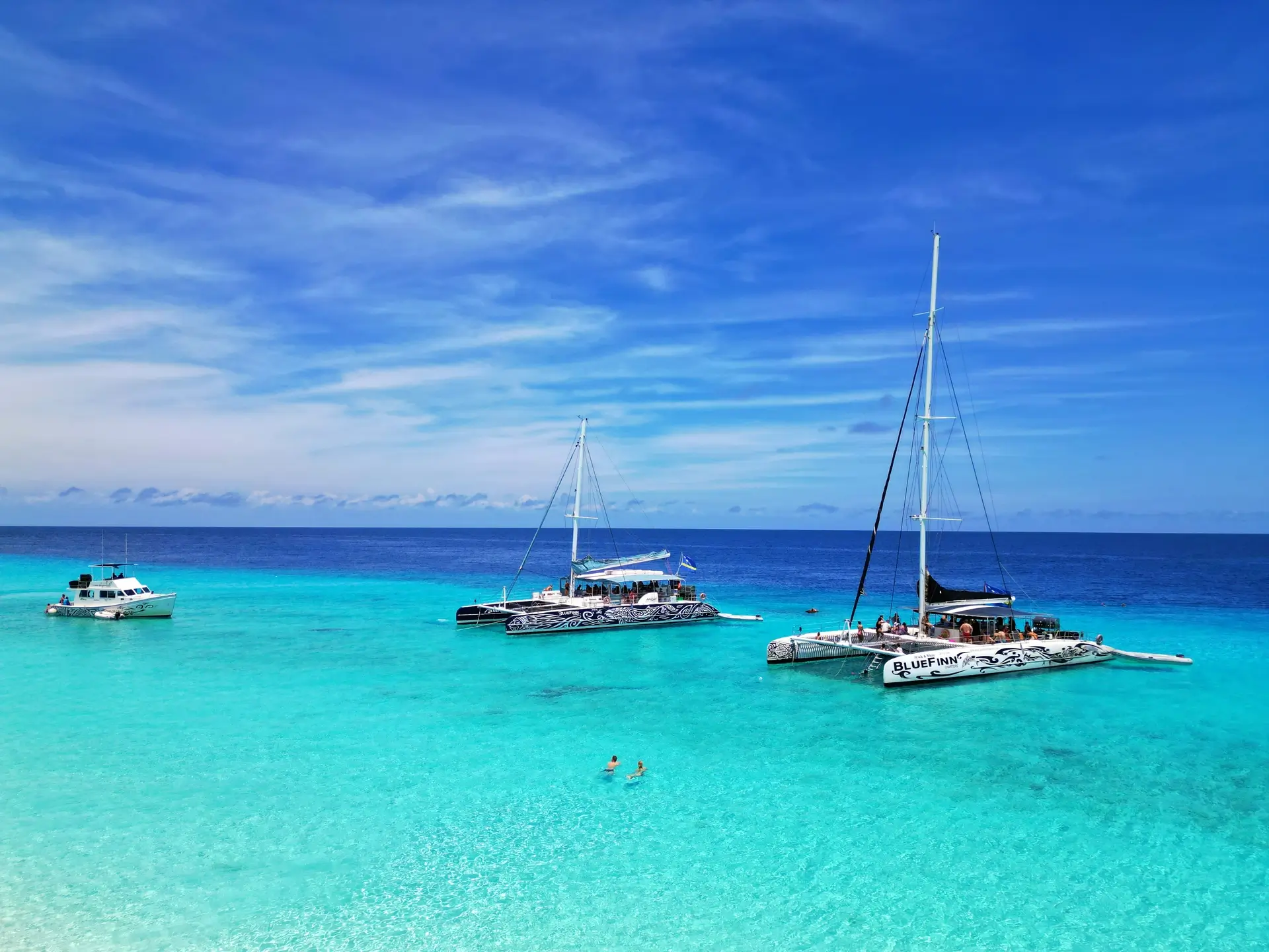 BlueFinn Charters Catamaran to Klein Curacao | Island Tours